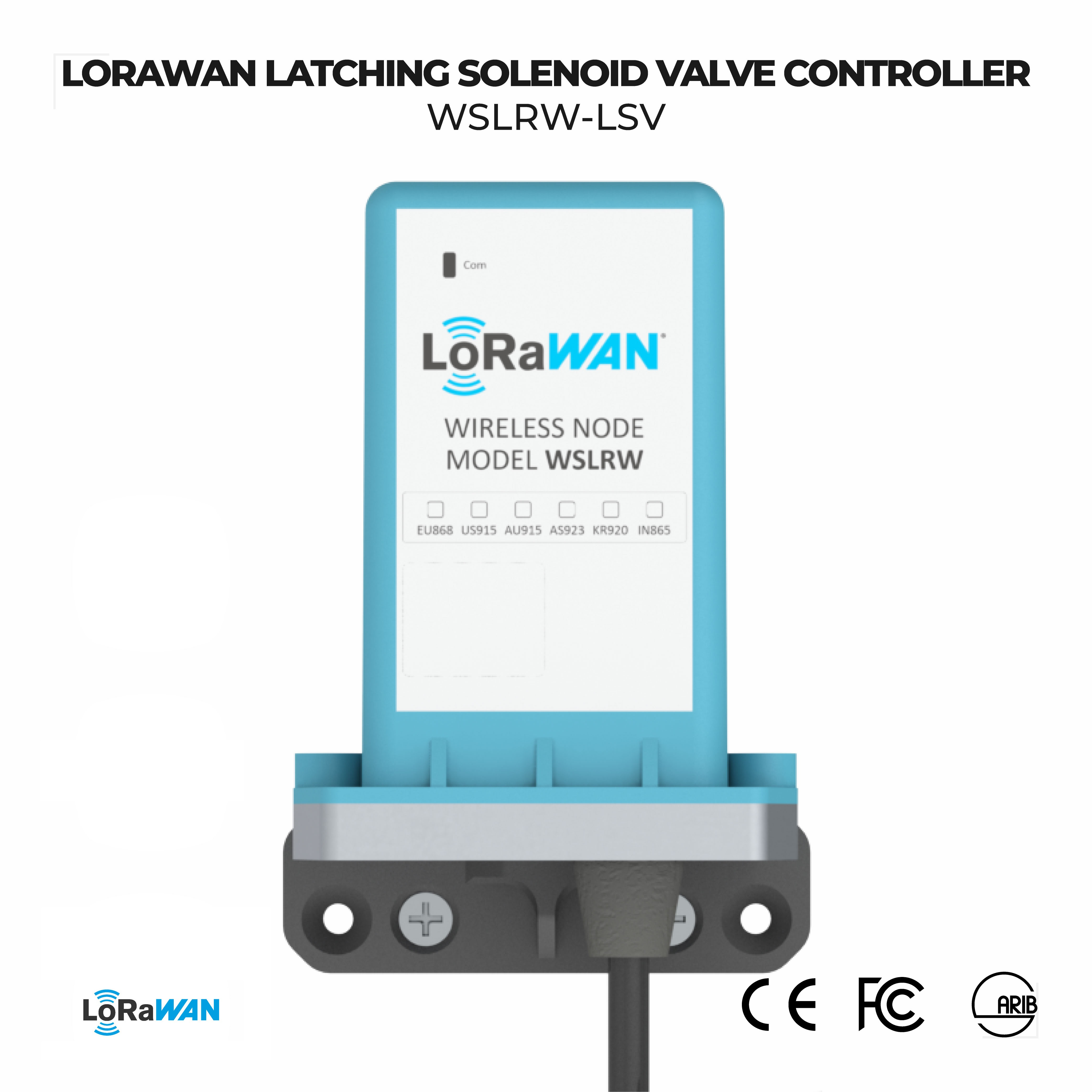 LoRaWAN Valve Controller | Wireless Latching Solenoid Control