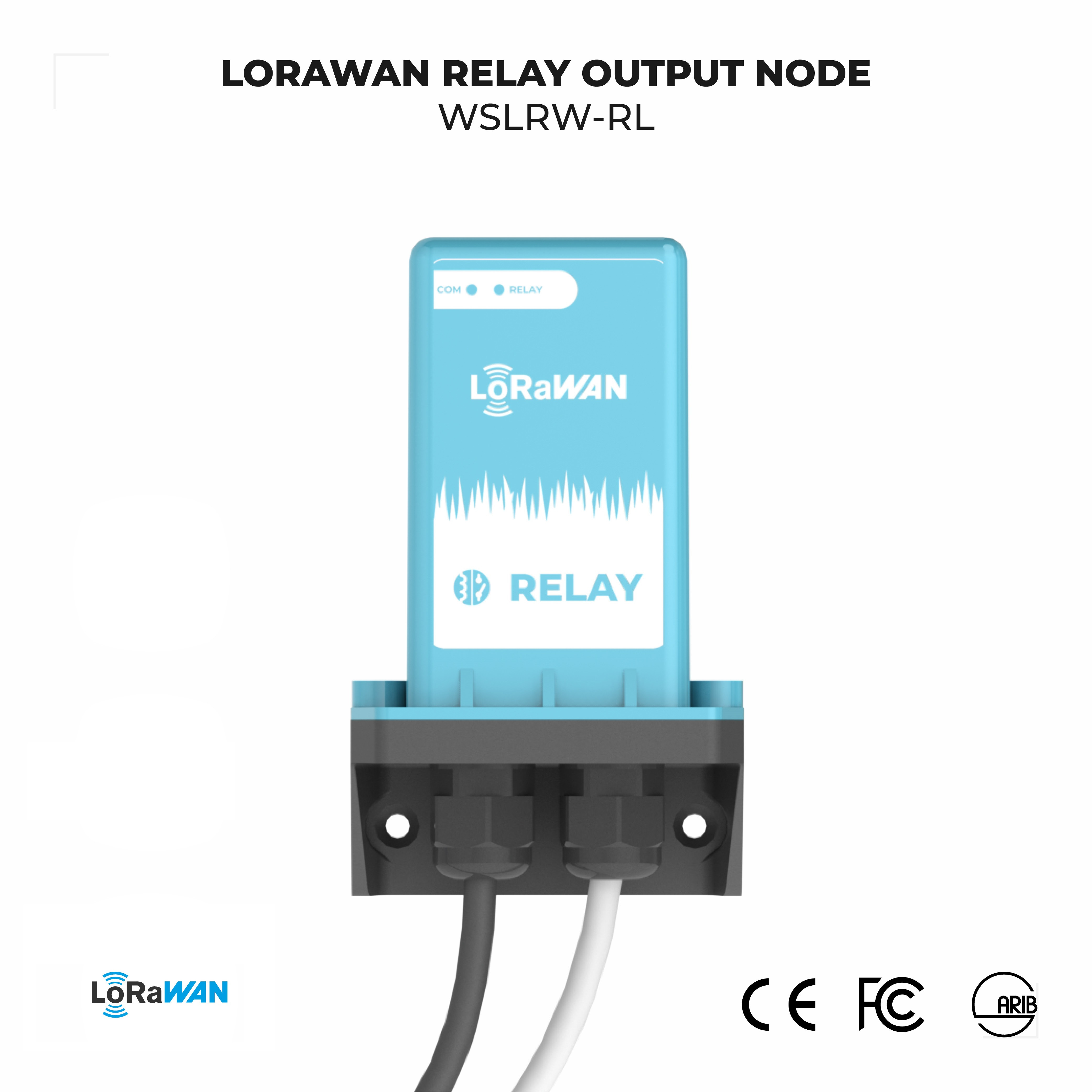 LoRaWAN Relay Output Node for Remote Industrial Control