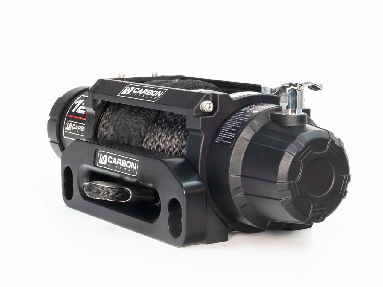 Carbon 12K - 12000lb Winch With Orange Hook V3 | Offroad Animal Bris