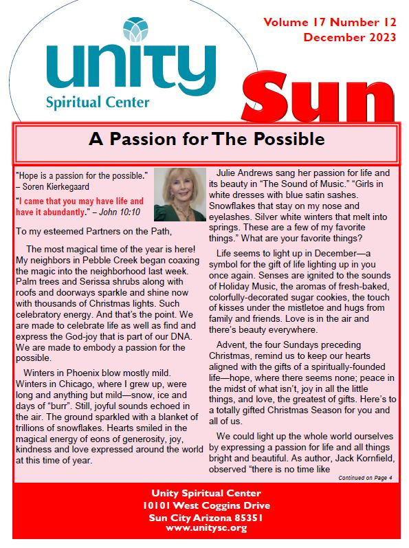 Our Newsletters | unitysc