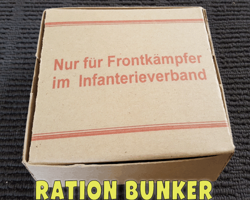 German Front Line Troops Ration Box