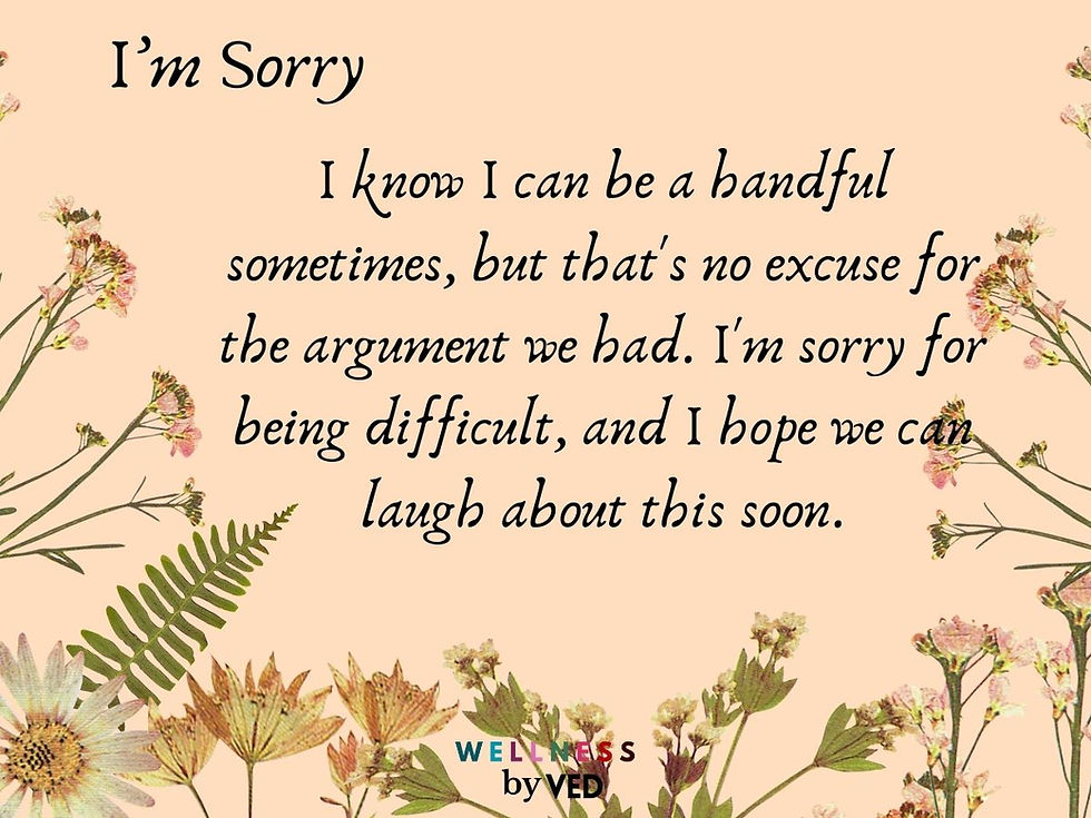 From the Heart—100+ Apologizing Paragraphs!