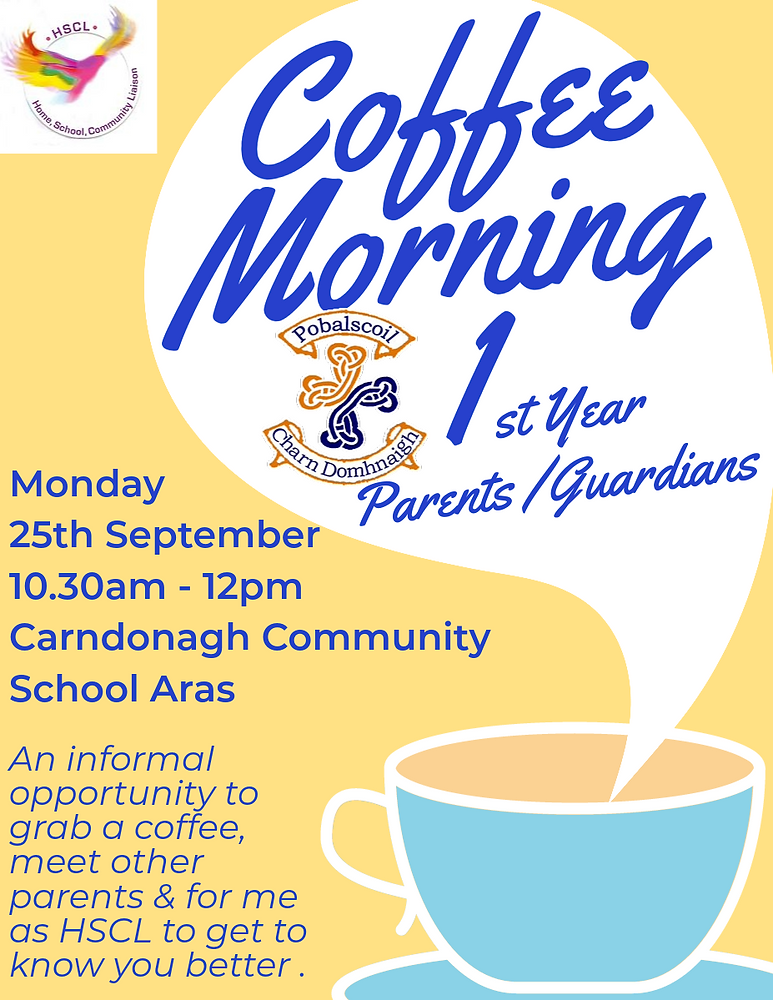 HSCL First Year Coffee Morning