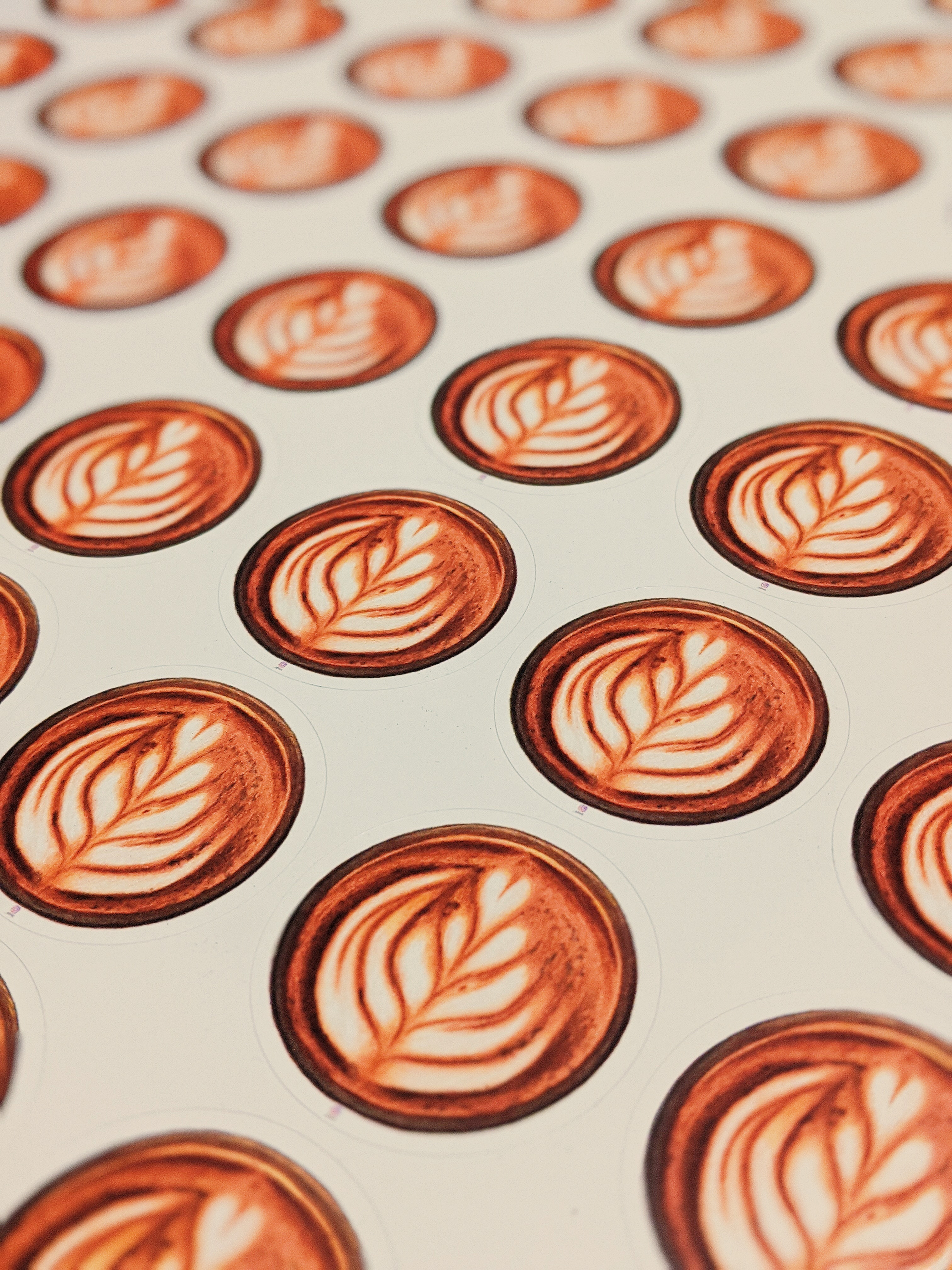 Custom Round Sticker Printing (3cm, 4cm)