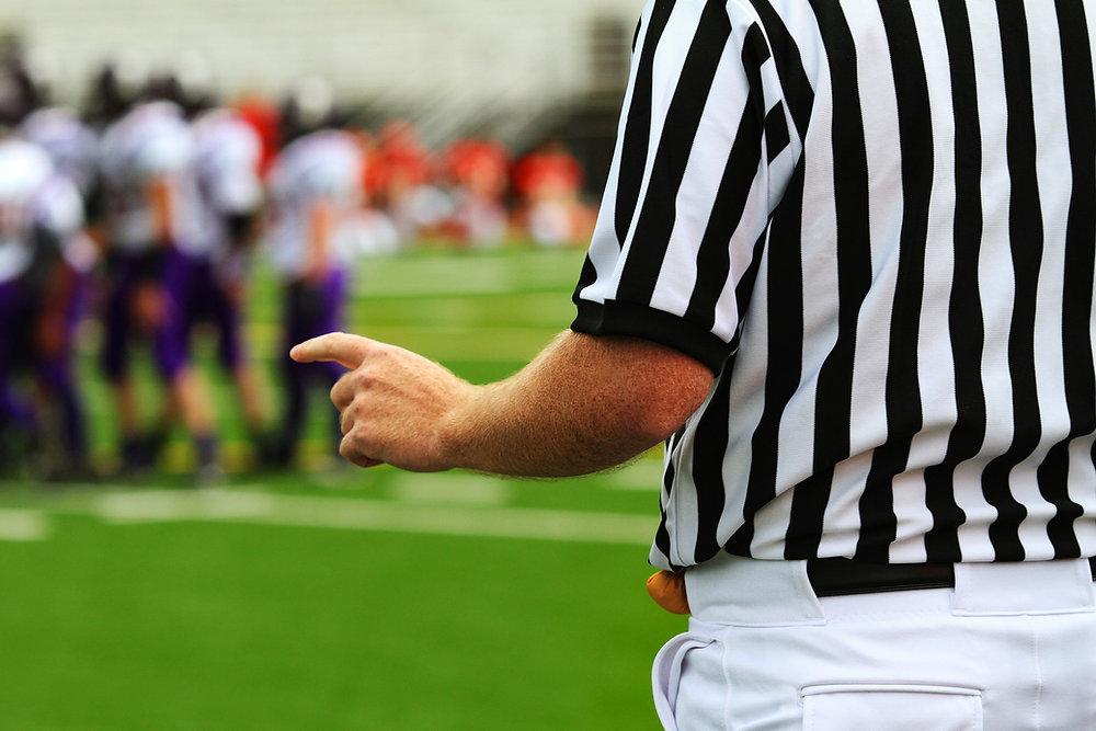 A spectator becomes a referee after the assistant referee is injured in ...