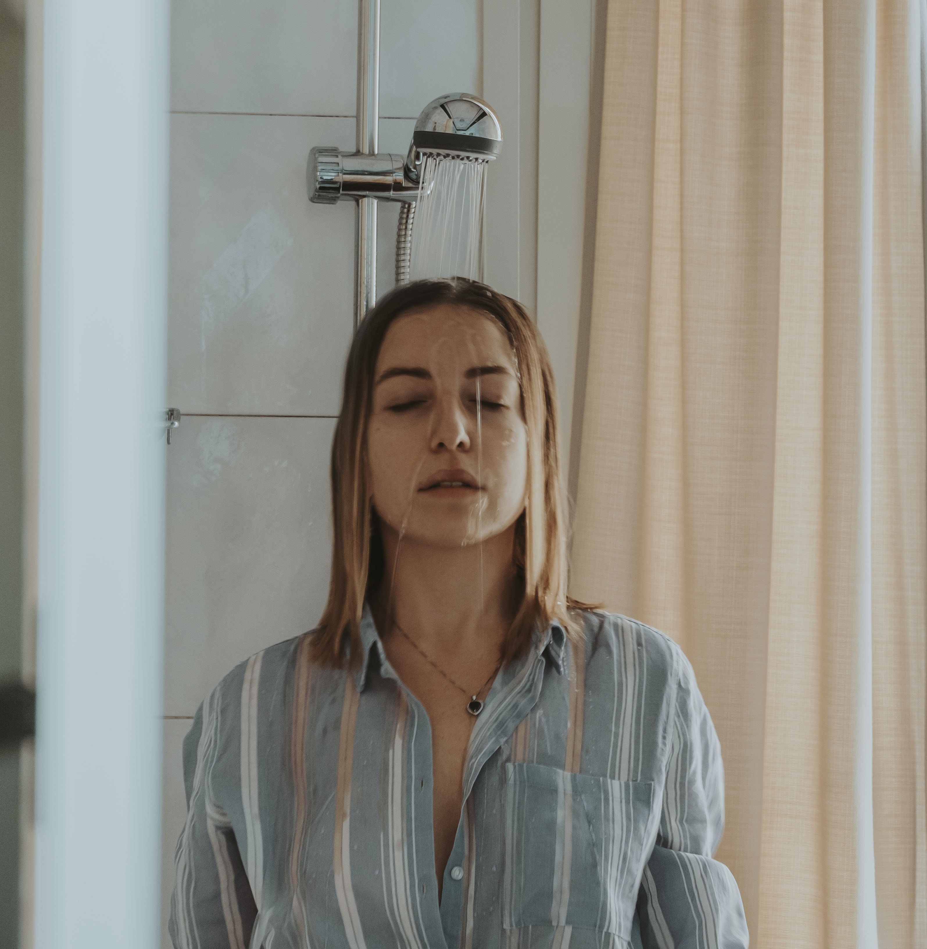 Washing Clothes in the Shower