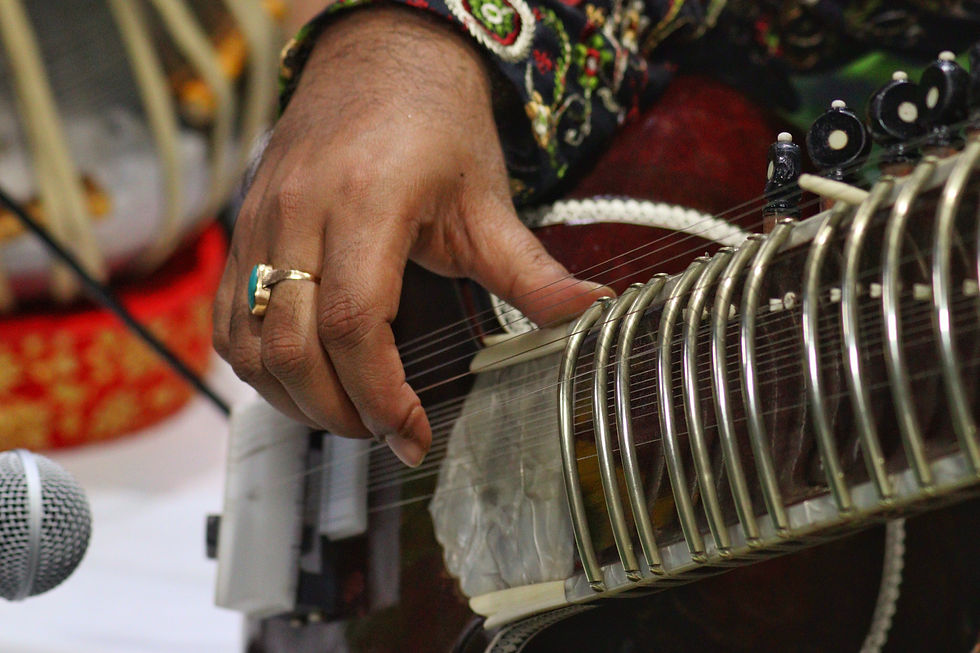 Tuning a Sitar