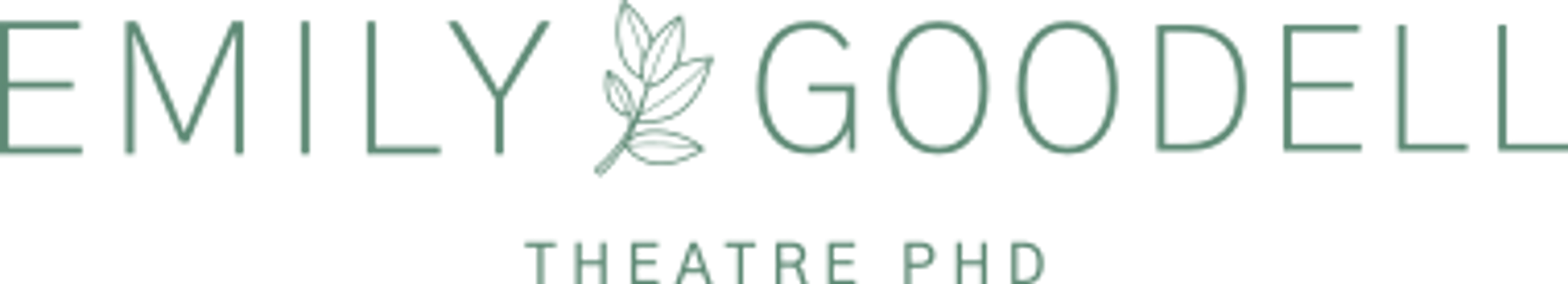 Emily Goodell | theatre phd